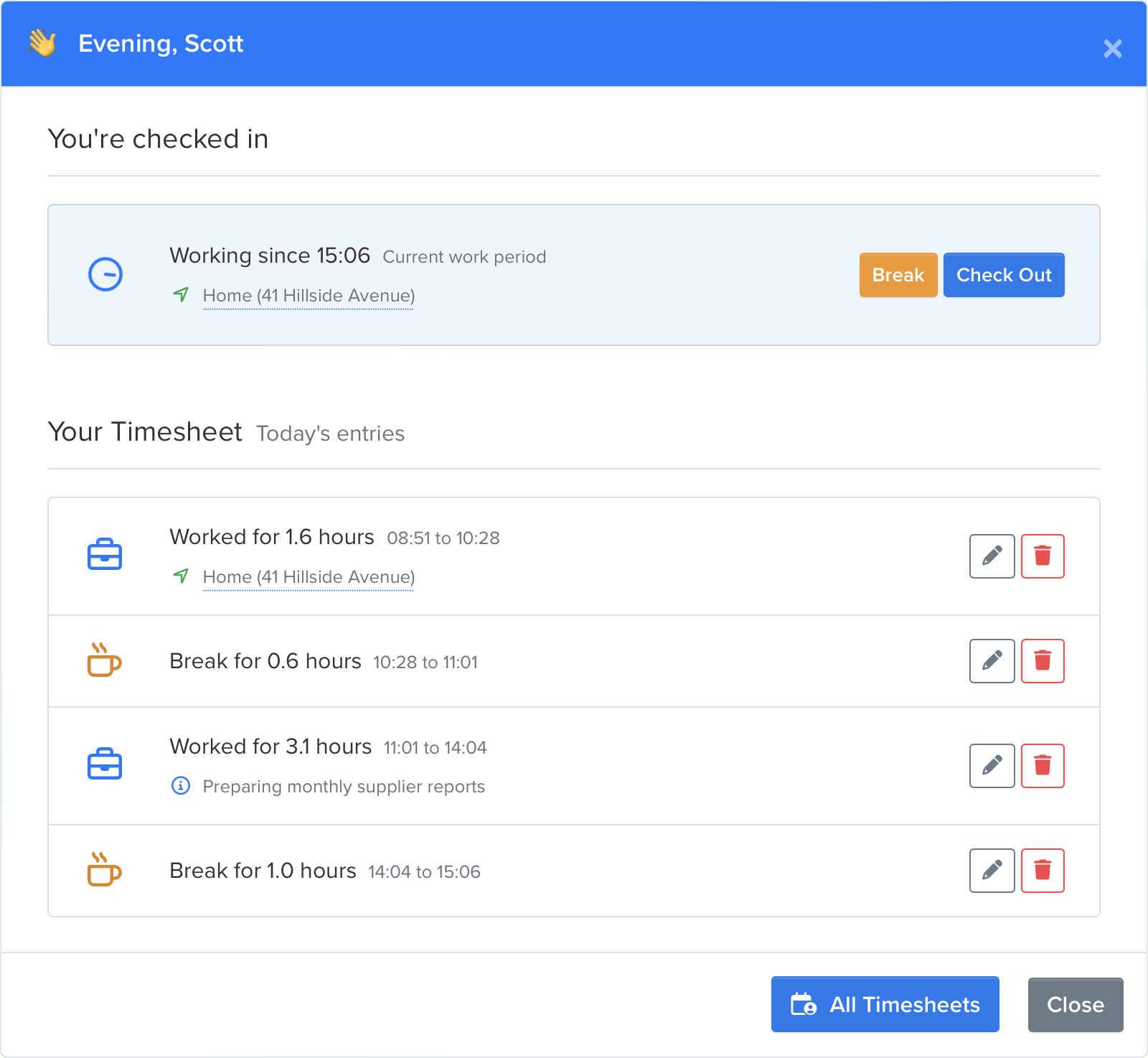 Employee Timesheets and Attendance | Features | WorkSmarter